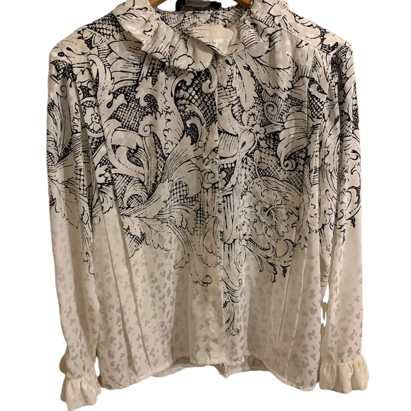 Louis Feraud | Tops | Vintage Louis Feraud Silk Shirt Size 422 Please ...